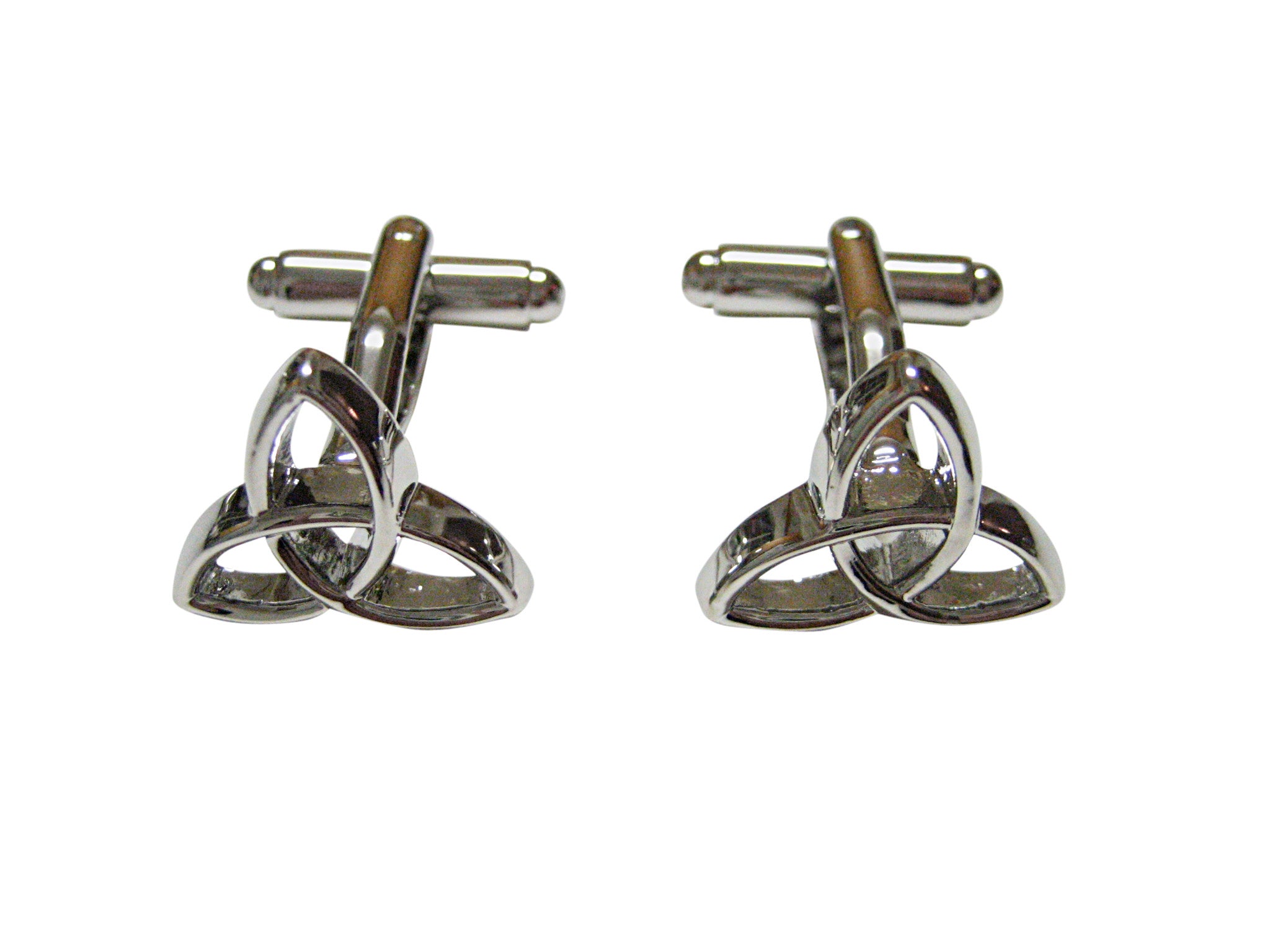 Silver Toned Celtic Knot Cufflinks - Kiola Designs